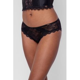 Dorina Damen Hipster "HASINA", Gr. S, schwarz, Spitze, Obermaterial: 80% Polyamid, 13% Elasthan, 7% sonstige Fasern, unifarben, Unterhosen