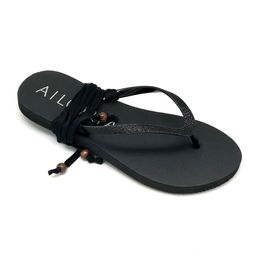 AILORIA Damen Zehentrenner "Zehensandalen PAMPELONNE", Gr. 36, schwarz, Obermaterial: 100% PVC PVC., Schuhe