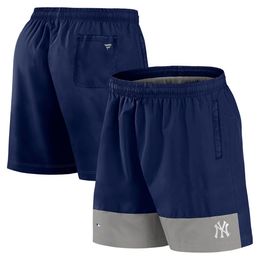 Fanatics M&auml;dchen Sporthose "Fanatics Shorts New York Yankees Woven", blau, Gr. M, 100% Nylon, Hosen