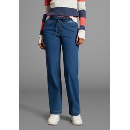 Kangaroos Damen Comfort-fit-Jeans, blau, Basic, Gr. 46, Denim/Jeans, Obermaterial: 72% Baumwolle, 26% Polyester, 2% Elasthan, Jeans