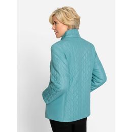 CLASSIC Damen Steppjacke, blau, Gr. 46, unifarben, 100% Polyester, Wattierung:100% Polyester, Jacken