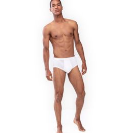 Mey Herren Slip "Noblesse", Gr. S, wei&szlig;, Feinripp, Obermaterial: 100% Baumwolle, unifarben, Unterhosen, Mit Eingriff