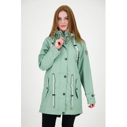ANKERGLUT Damen Regenjacke "Friesennerz ankerglutliebe WOMEN", grau, Gr. 36, Obermaterial: 100% Polyurethan; Futter: 100% Polyester, Jacken, auch in