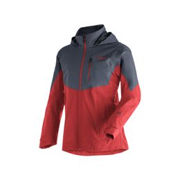 Maier Sports Damen Outdoorjacke "Halny rec M"karminrot, Gr. 52, 100% Polyester, Jacken, Herren Funktionsjacke, wasserdichte Regenjacke mit Kapuze,