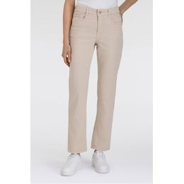 MAC Damen Bequeme Jeans "Stella", beige, Gr. 36, Denim/Jeans, Obermaterial: 95% Baumwolle, 3% Polyester, 2% Elasthan, Jeans, Gerader Beinverlauf
