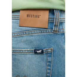 Mustang Herren Straight-Jeans "Herren Style Denver", blau, Gr. 38, unifarben, Denim/Jeans, 98% Baumwolle, 2% Elasthan, Jeans