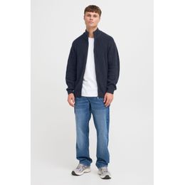 !Solid SOLID Herren Strickjacke "Strickjacke SDGoralli", blau, Gr. M, Obermaterial: 70% Baumwolle CO recyc.. 30% Polyester Pol. recyc.., Strickjacken