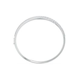 Swarovski Damen Armreif "Hyperbola Spin", M, Metall, silber, Metall, Armb&auml;nder, mit Swarovski Kristall