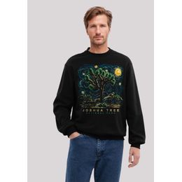 F4NT4STIC Herren Sweatshirt "US National Parks Joshua Tree Oil On Canvas Style", schwarz, Gr. XXL, Obermaterial: 80% Baumwolle, 20% Polyester,