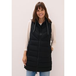 Cecil Damen Steppweste, schwarz, Gr. XXL, unifarben, Stoff, Obermaterial: 100% Polyester; Futter: 100% Polyester, F&uuml;llung: 100% Polyester, Westen,