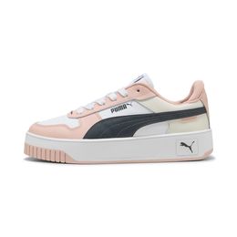 Puma Damen Sneaker "CARINA STREET", Gr. 42,5Puma wei&szlig;, strong gray, rose quartz, Leder, unifarben, Schuhe