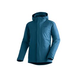 Maier Sports Herren Winterjacke "Peyor 3in1", blau, Gr. 54, 100% Polyester, Jacken, warme Herren Jacke, wattierte Regenjacke, wasserdicht +