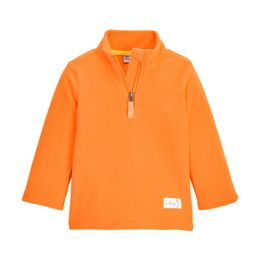 M&auml;dchen Fleecepullover "FISW 30 MNS FLC SHRT", orange, Gr. 98, FIRST INSTINCT BY Killtec, Obermaterial: 100% Polyester, Sweatshirts, Fleeceshirt mit