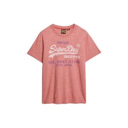 Superdry Damen T-Shirt "T-Shirt VI Classic Relaxed Tee 1er Pack", rot, Gr. M, Obermaterial: 60% Baumwolle CO. 40% Polyester PES., Shirts