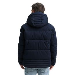 Tom Tailor Herren Steppjackesky captain blau, Gr. M, unifarben, Obermaterial: 100% Polyester. Futter: 100% Polyester, Jacken, mit Kapuze