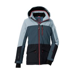 Killtec M&auml;dchen Skijacke "KSW 208 GRLS SKI JCKT", blau, Gr. 128, Obermaterial: 100% Polyester.Futter: 100% Polyester.F&uuml;llung: 100% Polyester, Jacken,