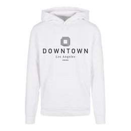 F4NT4STIC Herren Kapuzenpullover "Downtown LA HOODIE", wei&szlig;, Gr. XL, Obermaterial: 50% Baumwolle, 50% Polyester, Pullover, Print