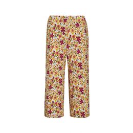 GOLDNER Damen 7/8-Hose "Attraktive Druckhose Louisa mit weichem Fall", bunt, Gr. 54, Obermaterial: 95% Viskose CV. 5% Elasthan EL., Hosen