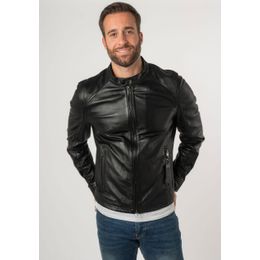 Mauritius Herren Lederjacke "2Mtoji SF", schwarz, Gr. XXXL, unifarben, Obermaterial: 100% Schafsleder. Futter: 100% Baumwolle. &Auml;rmelfutter: 100%