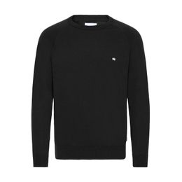Kronstadt Herren Strickfleece-Pullover "Strickpullover KSEmil", schwarz, Gr. XXXL, Obermaterial: 100% Baumwolle CO., Pullover