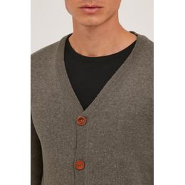 Blend Herren Cardigan "Cardigan BHLennard", grau, Gr. XL, Obermaterial: 50% Baumwolle CO. 50% Polyacryl PAN., Strickjacken