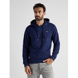 JCC Herren Kapuzenpullover "310212112", blau, Gr. L, Obermaterial: 60% Baumwolle, 40% Polyester, Pullover