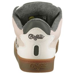 Buffalo Damen Sneaker "LIBERTY SKATE", Gr. 41, beige, Nubuklederimitat, Textil, Schuhe, Basket-Sneaker, Freizeitschuh, Skate-Schuh mit honigfarbener