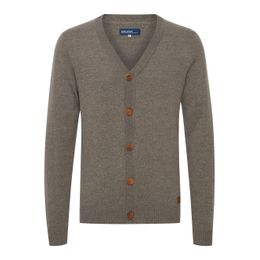 Blend Herren Cardigan "Cardigan BHLennard", grau, Gr. XXL, Obermaterial: 50% Baumwolle CO. 50% Polyacryl PAN., Strickjacken