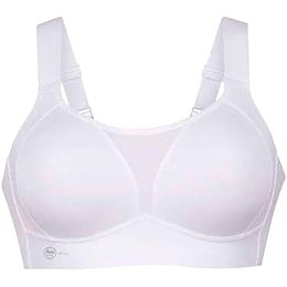 Anita active Damen Sport-BH "Smart Control", Gr. 80, wei&szlig;, Stoff, Obermaterial: 49% Polyamid, 31% Elasthan, 20% Polyester, Mesh, Netz, clean, matt,