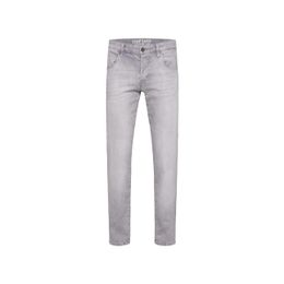 CAMP DAVID Herren Slim-fit-Jeans, grau, Gr. 38, Abriebeffekte, Material: 98% Baumwolle, 2% Elasthan, Zusatz: Enth&auml;lt nichttextile Teile tierischen