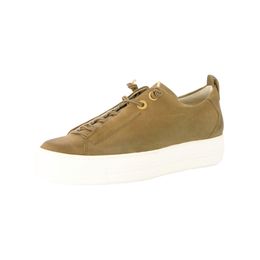 Paul Green Damen Sneaker "Paul Green Sneaker Veloursleder", Gr. 37, grün, Veloursleder, Schuhe