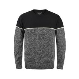 INDICODE Herren Strickfleece-Pullover "Strickpullover IDLynn", schwarz, Gr. S, Obermaterial: 100% Baumwolle CO., Pullover