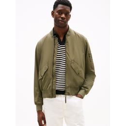 Tommy Hilfiger Herren Bomberjacke "PACKABLE BOMBER", gr&uuml;n, Gr. M, Web, Obermaterial: 100% Polyester, Jacken, Fliegerjacke, Freizeitjacke