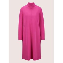 Madeleine Mode MADELEINE Damen Sommerkleid "Jerseykleid Jersey-Kleid mit Stehkragen, Midil&auml;nge"magenta, Gr. 46, Obermaterial: 50% Modal CMD. 45% Polyester PES. 5%