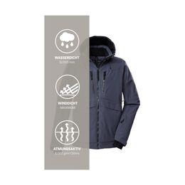 Killtec Herren Skijacke "KSW 55 MN SKI JCKT", blau, Gr. S, Obermaterial: 100% Polyester.Futter: 100% Polyester.F&uuml;llung: 100% Polyester, Jacken,