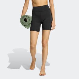 Damen Shorts "All Me Ess 7IN", schwarz, Gr. L, adidas Performance, Obermaterial: 85% Polyester, 15% Elasthan, Hosen