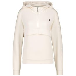 alife and kickin ALIFE & KICKIN Damen Kapuzensweatshirt "Damen MajviAK T", wei&szlig;, Gr. M, 55% Viskose, 39% Polyester (davon 100% recycelt), 6% Elasthan, Sweatshirts,
