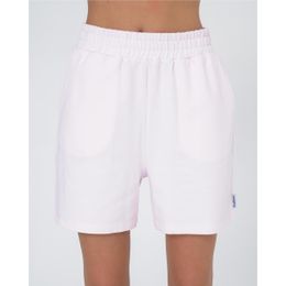 FRESHLIONS Damen Shorts "Daniela", rot, Gr. L, unifarben, 100% Baumwolle, Hosen, mit praktischem Dehnbund