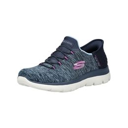 Skechers Damen Sneaker "Skechers Sneaker Textil", Gr. 40, blau, Textil, Schuhe