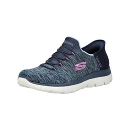Skechers Damen Sneaker "Skechers Sneaker Textil", Gr. 40, blau, Textil, Schuhe