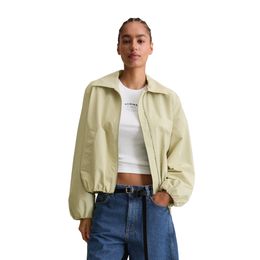 Marc O'Polo Damen Outdoorjacke "aus Organic-Cotton-Nylon-Mix", gr&uuml;n, Gr. XL, MARC O'POLO DENIM, unifarben, Obermaterial: 60% Baumwolle, 40% Polyamid; Futter: 80%