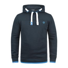 !Solid SOLID Herren Kapuzenpullover "Hoodie SDBenjamin", blau, Gr. L, unifarben, Web, Obermaterial: 50% Baumwolle CO. 50% Polyester PES., Pullover