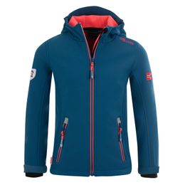 Trollkids Kinder Softshelljacke "GIRLS TROLLFJORD JACKET", blau, Gr. 116, Obermaterial: 94% Polyester, 6% Elasthan, Jacken