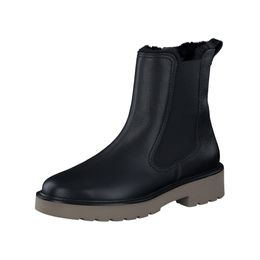 Paul Green Damen Stiefelette "Paul Green Stiefelette Leder/Textil", Gr. 42, schwarz, Leder, Textil, Schuhe