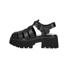 Dolce Vita Damen Riemchensandale "Dolce Vita Sandalen Leder", Gr. 40, schwarz, Leder, Schuhe