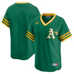Nike Herren Baseballtrikot "Nike Trikot Oakland Athletics Nike MLB Limited Cooperstown", gr&uuml;n, Gr. L, 100% Polyester, Trikots