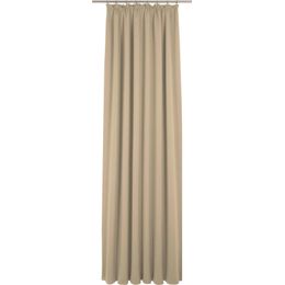 Vorhang Adam, B:145cm H:175cm, beige, Baumwolle (Bio-Baumwolle), Wohnzimmer, Gardinen, "Uni Collection light", aus 100% Bio-Baumwolle