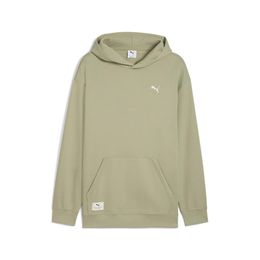 Puma Herren Hoodie "Puma Class Relaxed Hoodie Herren", gr&uuml;n, Gr. M, Obermaterial: 34% Polyester, 66% Baumwolle; &Auml;rmel: 23% Polyester, 77% Baumwolle;