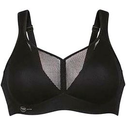 Anita active Damen Sport-BH "Air Control Deltapad", Gr. 90, schwarz, Netz, Obermaterial: 49% Polyamid, 39% Polyester, 12% Elasthan, Mesh, Netz,
