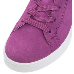 Ara Damen Sneaker "ROM", Gr. 3, lila, Veloursleder, kontrastfarbene Details, Schuhe, Schn&uuml;rschuh, Retro Sneaker, Komfortschuh in Bequemweite G (=
